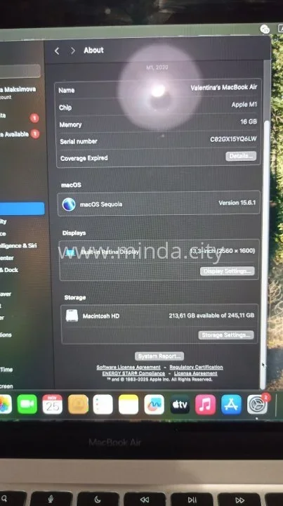 MacBook Air (M1, 2020), , Компьютеры, Apple Mac